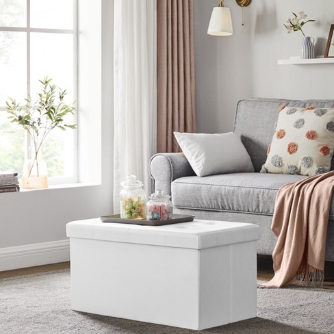 Songmics Storage Ottoman Storage Folding Bench : Target