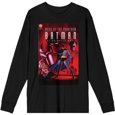 Batman Mask Of The Phantasm Cover Art Men's Black Long Sleeve Shirt-3xl ...