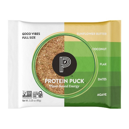 Protein Puck Good Vibes Nutrition Bars - Sunflower Butter - 3.25oz/4ct ...