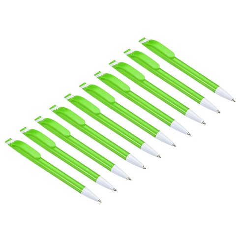 Unique Bargains Plastic Medium Point Smooth Writing Black Ink Rotary ...