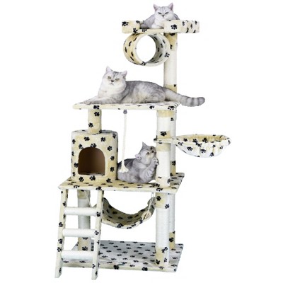 Go Pet Club 45" Classic Cat Tree Condo With Sisal Covered Posts F04 ...