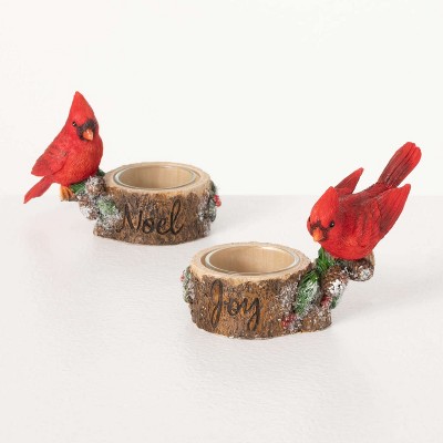 Cardinal Votive Candle Holders Multicolor 3.5"h Resin Set Of 2 : Target