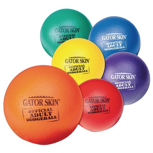 S&s Worldwide Gator Skin® Official Adult Dodgeballs, 8.3” (set Of 6 ...