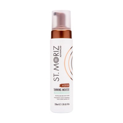St. Moriz Color Correct Tanning Mousse - Medium - 7.78 Fl Oz : Target