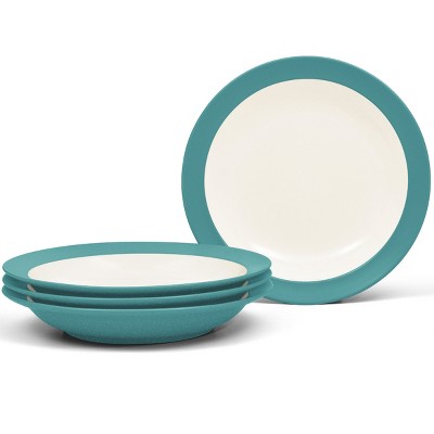 Noritake Colorwave Turquoise Set Of 4 Large Pasta Bowls : Target