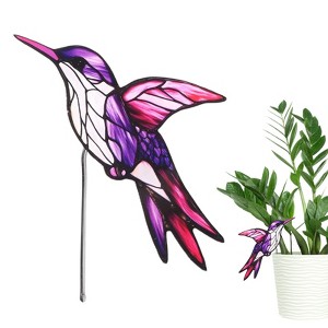 Unique Bargains Bird Acrylic Weather Resistant Lightweight Double-Sided ...