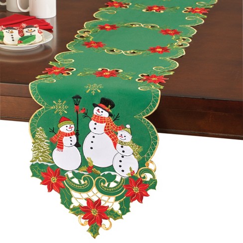 Collections Etc Jolly Snow Family Table Topper : Target