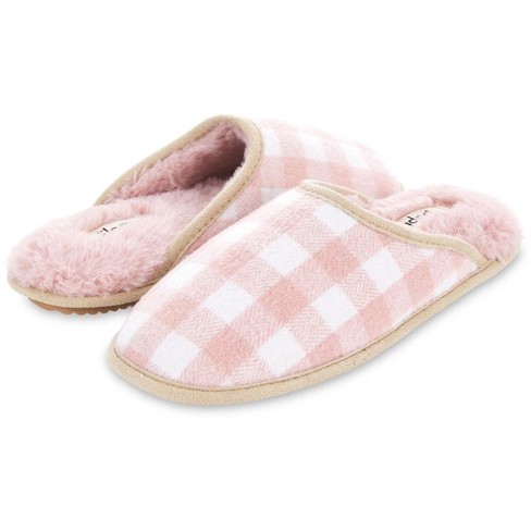 Floopi Women's Kelly Plaid Scuff Slippers : Target
