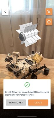 Lego Technic Nasa Mars Rover Perseverance Advanced Building Kit 42158 ...