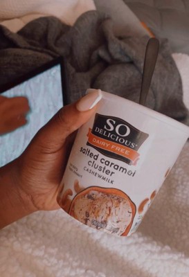 So Delicious Salted Caramel Cluster Cashew Milk Frozen Dessert - 16oz ...