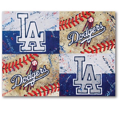Courtside Market Drizzle La Dodgers Gallery-wrapped Canvas : Target