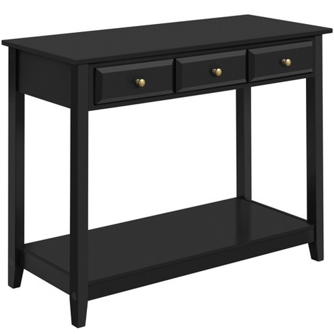 Yaheetech 3-drawer Console Table With Storage Shelf Minimal Entryway ...