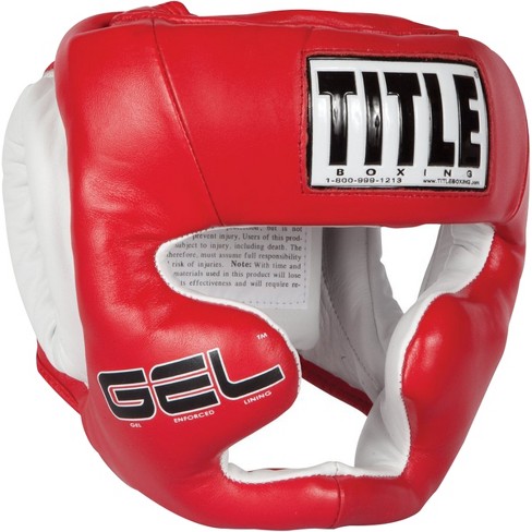 Title Boxing Gel World Full Face Training Headgear : Target