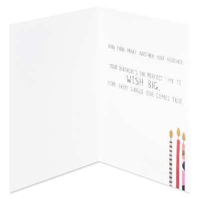Make A Wish' Birthday Card : Target