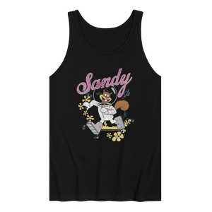 Men's - SpongeBob SquarePants - Sandy Squirrel Run Graphic Tank Top ...