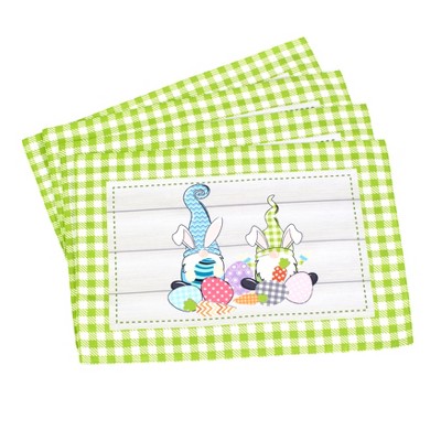 The Lakeside Collection Easter Table Runner Or Set Of 4 Placemats - Set ...