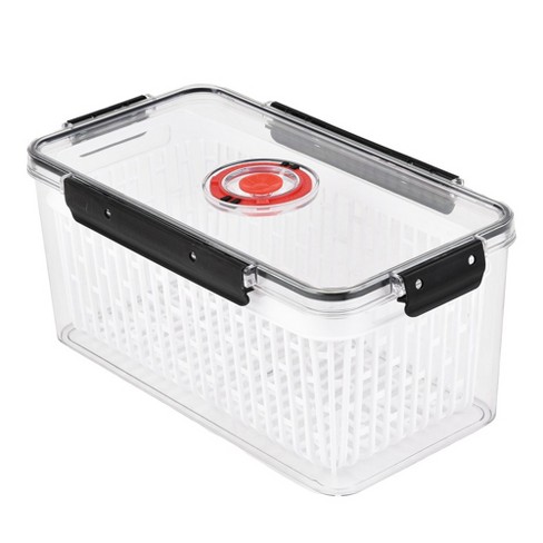 Sharpchef Produce Storage Saver Container For Fridge, Airtight & Vented ...