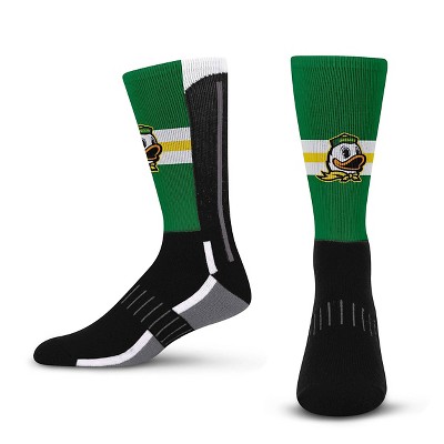 Ncaa Oregon Ducks Streak Team Color Crew Socks - L : Target