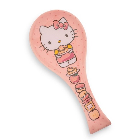 Silver Buffalo Sanrio Hello Kitty Stacked Snacks Ceramic Spoon Rest ...