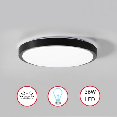 Energizer 300 Lumens Indoor Led Ceiling Fixture Motion Sensing Ceiling ...