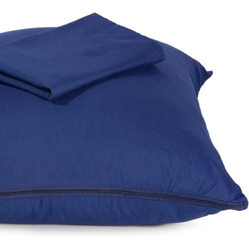 Micropuff - 100% Microfiber Zippered Pillow Protector (2 Pck) Queen 20* ...