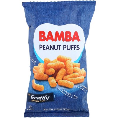 Gratify Bamba Peanut Butter Puffs - Case Of 12 - 2.5 Oz : Target