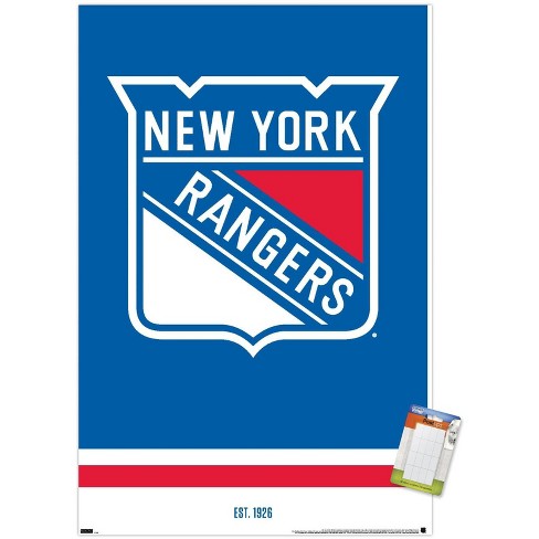 Trends International Nhl New York Rangers - Logo 21 Unframed Wall ...