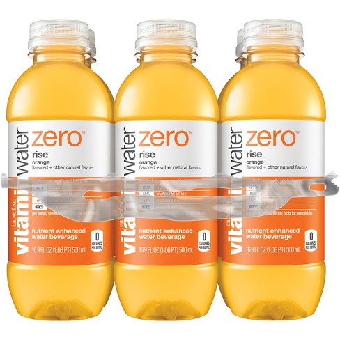 Vitaminwater Zero Rise Orange - 6pk/16.9 Fl Oz Bottles : Target