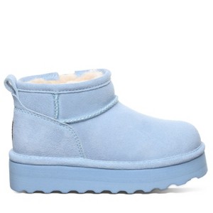 BEARPAW Retro Shorty Youth Blissful Blue Size 13 | Cozy Slip On Winter ...