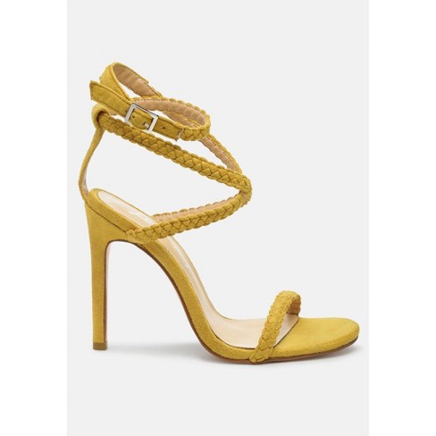 Sherri Ankle Braided Strap High Heel Sandals : Target