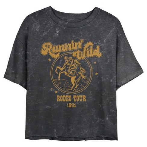 Juniors Womens Lost Gods Runnin' Wild Rodeo Tour T-shirt : Target