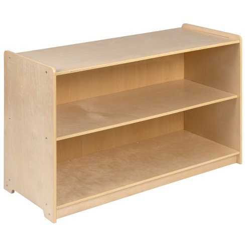 Flash Furniture Wooden 2 Section School Classroom Storage Cabinet For ...