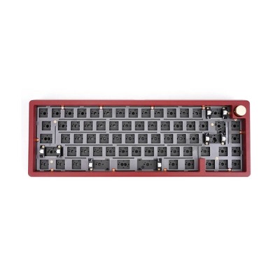 Electro Burst Red Barebone Mechanical Keyboard Kit One Size : Target