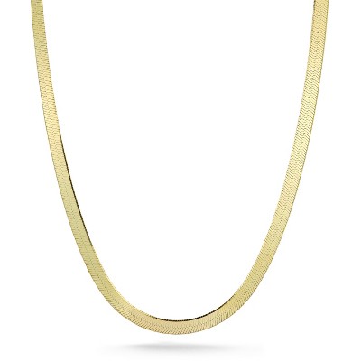 Sphera Milano Italian Sterling Silver Herringbone Chain Necklace : Target