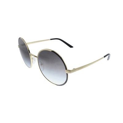 Prada Pr 59xs Aav0a7 Womens Round Sunglasses Black/gold 57mm : Target