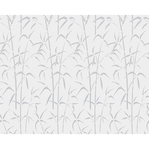 Fablon Set Of 2 Bamboo Window Film: Clear Vinyl Privacy Film With Uv ...