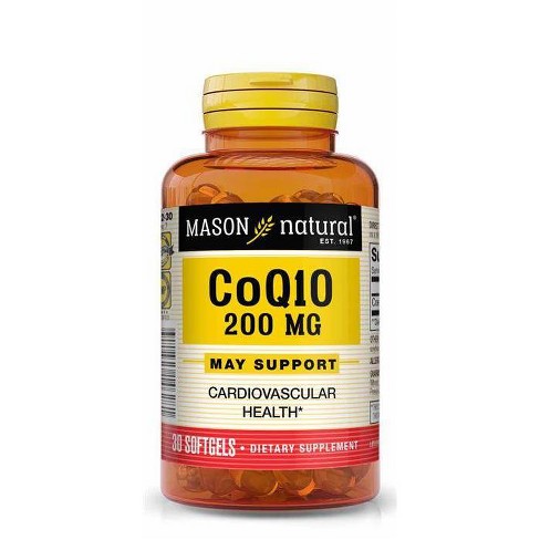 Mason Natural Coq10 200mg - 30ct : Target