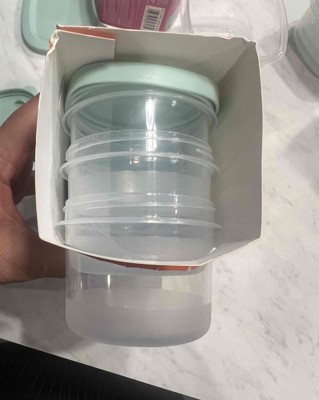 Twist & Store Round Food Storage Containers - 4 Fl Oz/6ct - Up&up™ : Target