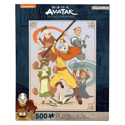 Aquarius Puzzles Avatar The Last Airbender Cast 500 Piece Jigsaw Puzzle ...