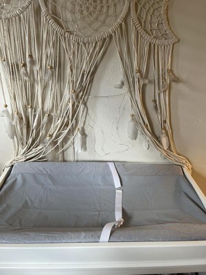 Wipeable Changing Pad Cover - Solid Heather Gray - Cloud Island™ : Target