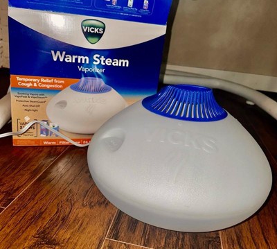 Vicks Warm Steam Vaporizer Humidifier With Night Light - 1.5gal : Target