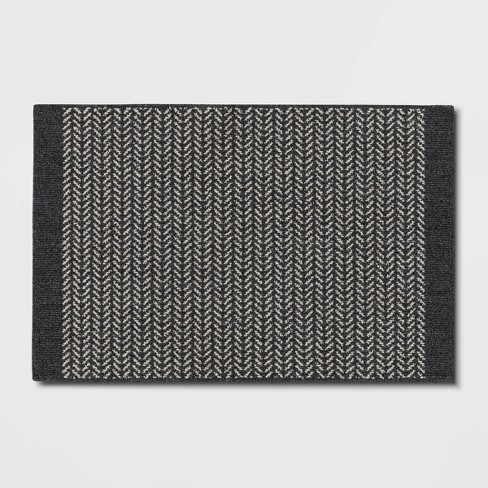 Herringbone Rug Gray - Threshold™ : Target