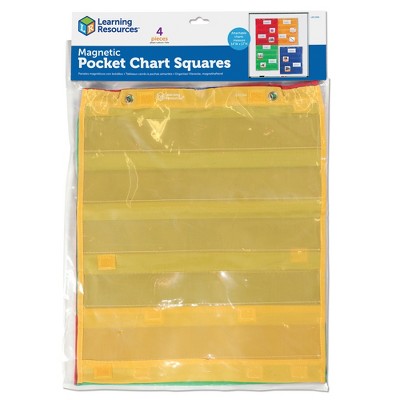 Learning Resources Magnetic Pocket Chart Squares, Classroom/teacher ...