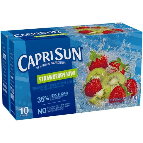 Capri Sun Strawberry Kiwi Pack - 10pk/6 Fl Oz Pouches : Target