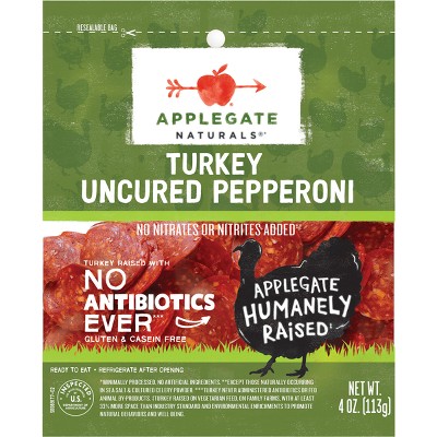 Applegate Natural Uncured Turkey Pepperoni - 4oz : Target