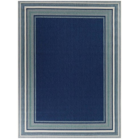 Balta Rugs - 5'3" X 7' Kalena Border Rectangular Indoor Outdoor Rug ...