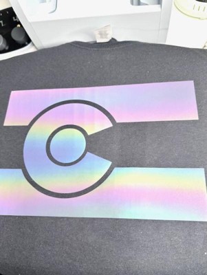 Cricut 19"x12" Reflective Iron On Rainbow : Target
