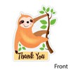 Big Dot Of Happiness Let's Hang - Sloth - Shaped Thank You Cards - Baby ...