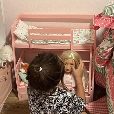 Our Generation Dreams For Two Pink Bunk Beds Accessory Set For 18 ...