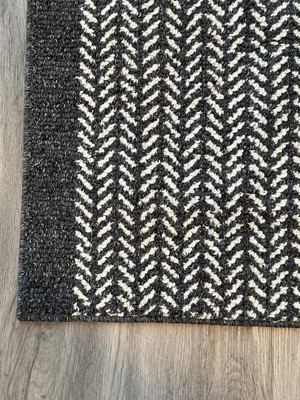 4'x6' Herringbone Rug Gray - Threshold™ : Target